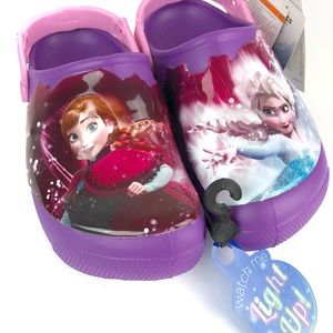 CROCS | Shoes | Crocs Disney Frozen Elsa And Anna Lightup Clog | Poshmark